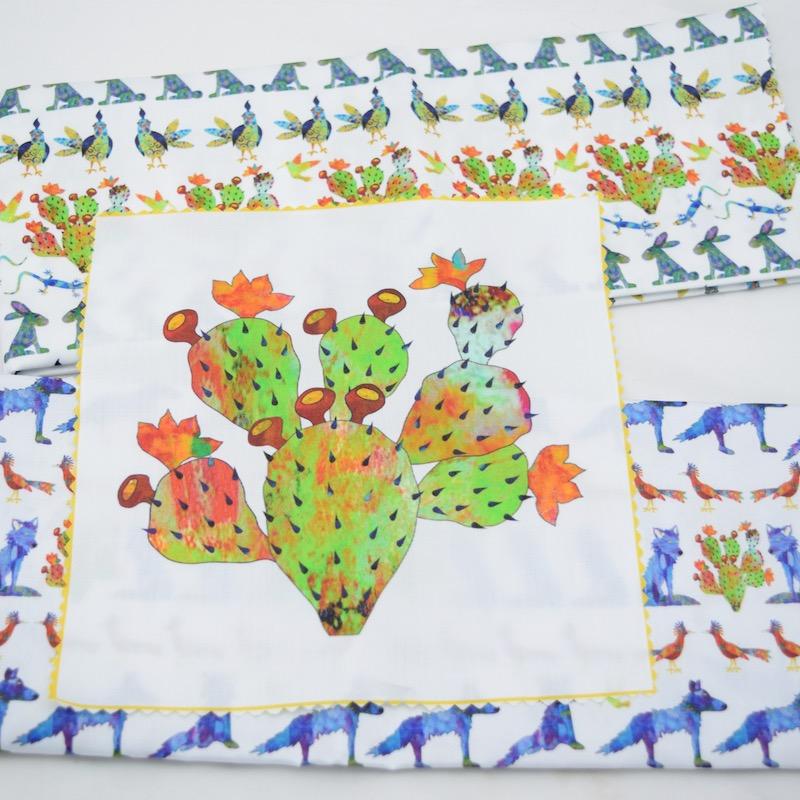 fabric panel cactus – Desert Bird Mercantile